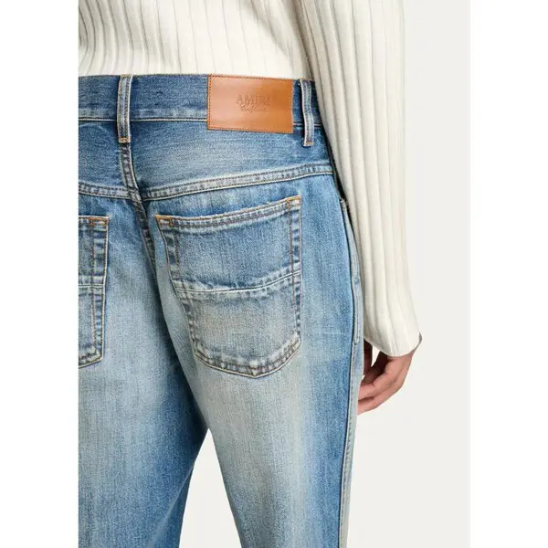 Amiri Ma Fit Faded Denim Jeans