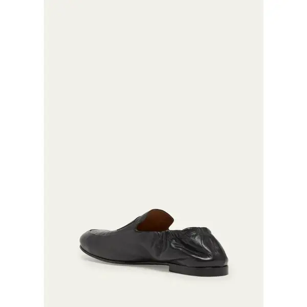 Givenchy Leather Elasticized Loafers