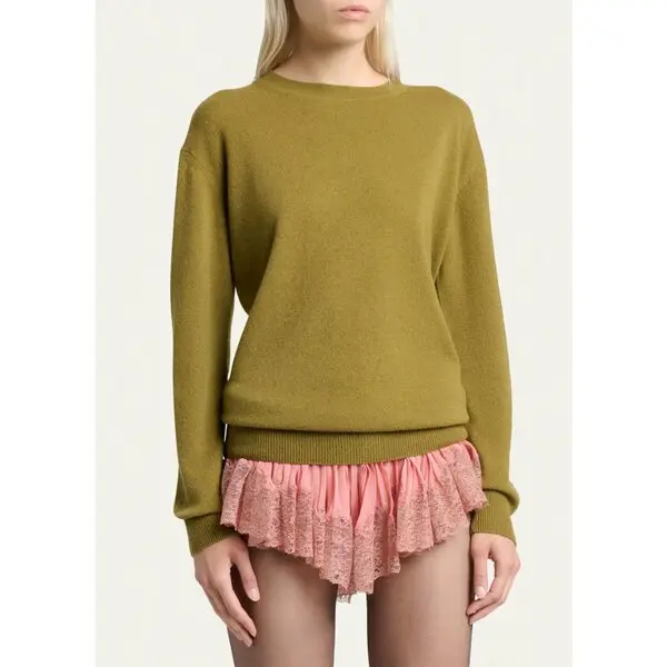 Saint Laurent Cashmere Crewneck Sweater