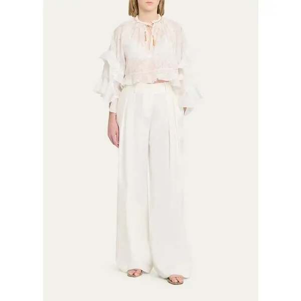 Zimmermann Daylight Ruffle Blouse