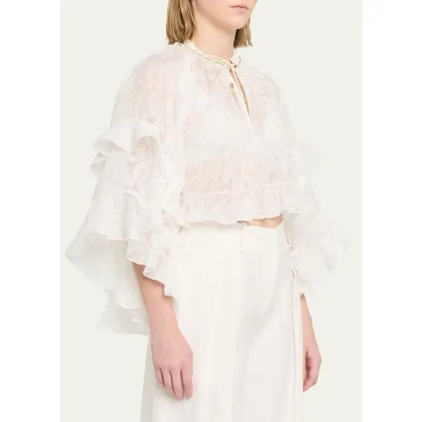 Zimmermann Daylight Ruffle Blouse