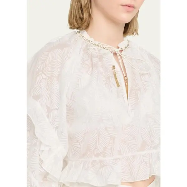 Zimmermann Daylight Ruffle Blouse