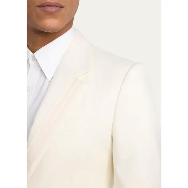 Alexander McQueen Wool Pleated-lapel Single-breasted Dinner Jacket