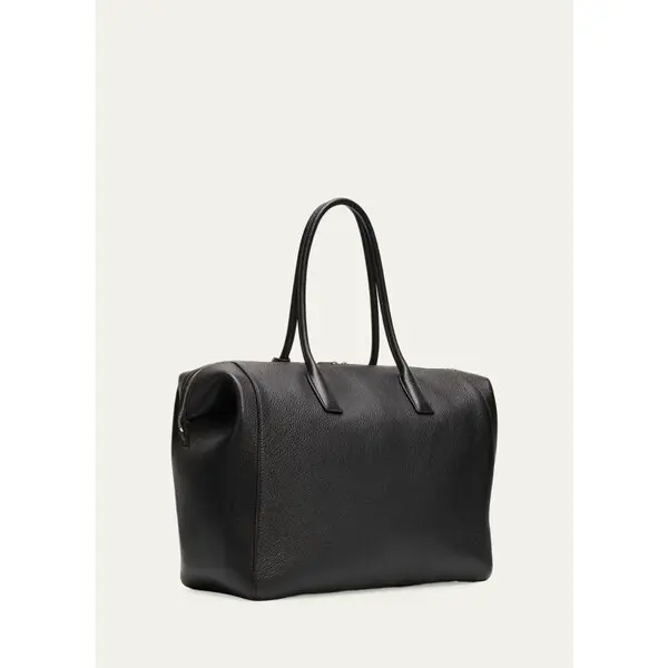 Saint Laurent North/south Doctor Bag In Grainy Leather