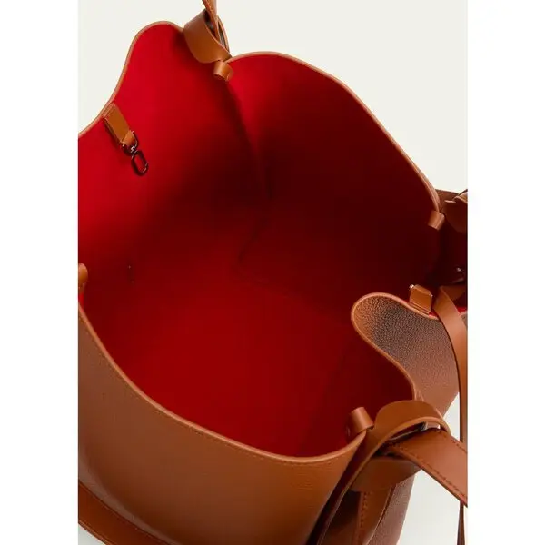 CHRISTIAN LOUBOUTIN Bettina Large Leather Tote Bag - Cuoio
