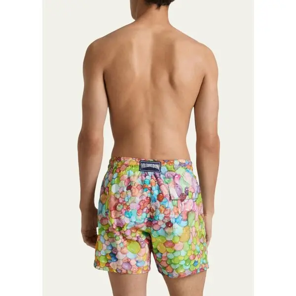 Vilebrequin X Fabrice Hyber Multi-bubbles Swim Shorts - Paper