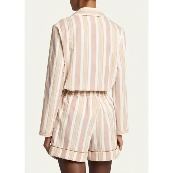 Saint Laurent Striped Cotton Pajama Shirt