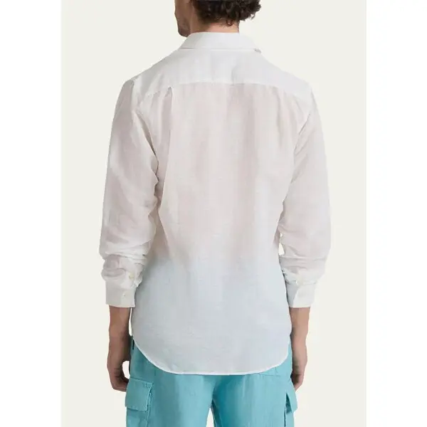 Vilebrequin Cotton-linen Solid Sport Shirt