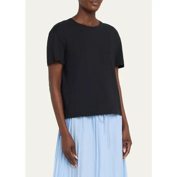 TOTEME Classic Cotton T-shirt - Black
