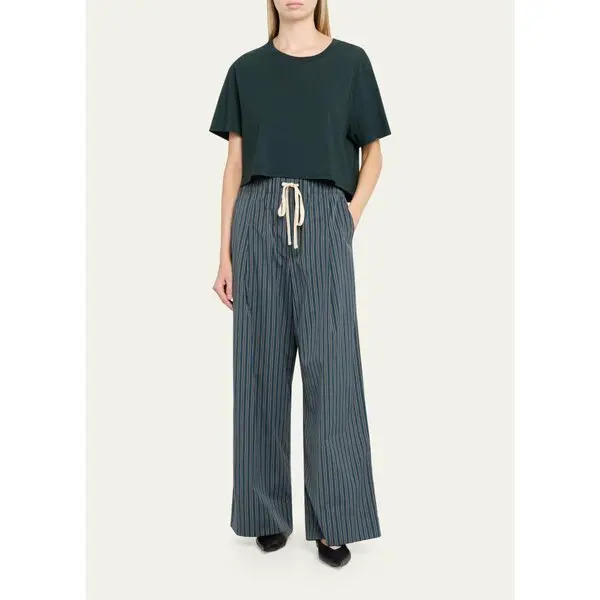 A.L.C. Kali Cropped Cotton Tee