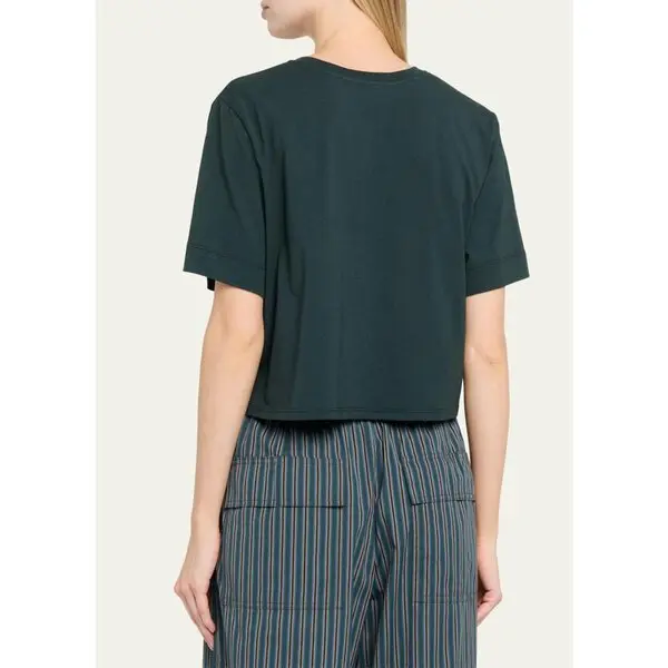 A.L.C. Kali Cropped Cotton Tee