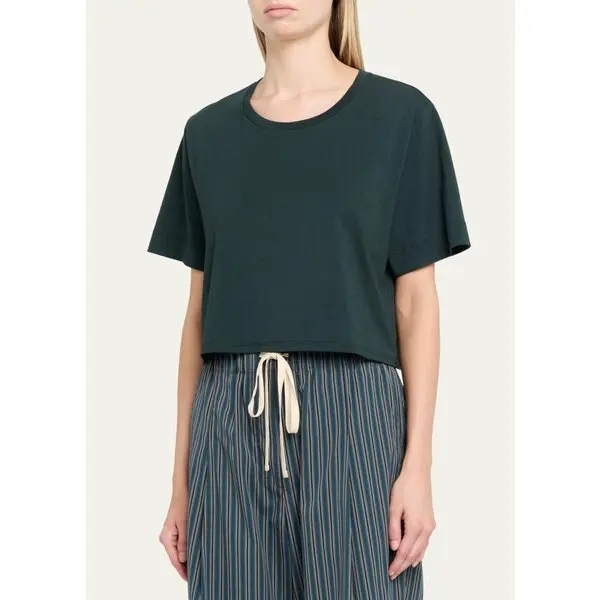 A.L.C. Kali Cropped Cotton Tee