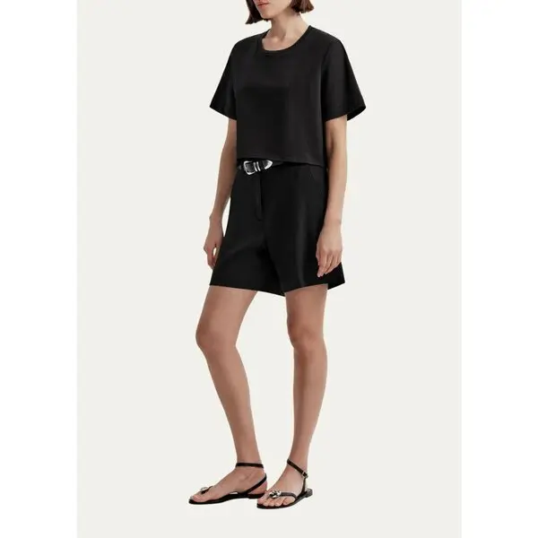 A.L.C. Kali Cropped Cotton Tee