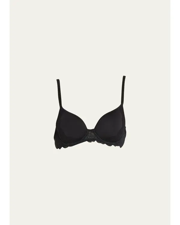 Simone Perele Reve Lace Plunge Bra - Black