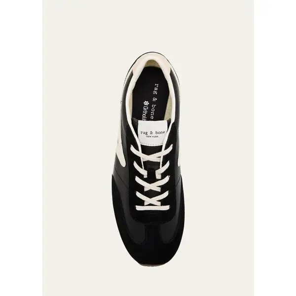 Rag & Bone Retro Slim Mixed Leather Sneakers