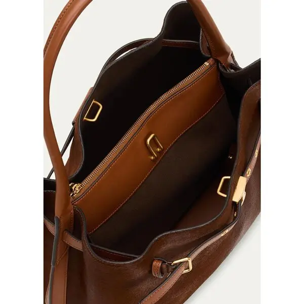TOD'S Tim Calf Hair Top-handle Bag