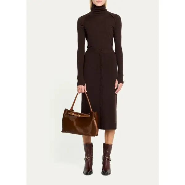 TOD'S Tim Calf Hair Top-handle Bag