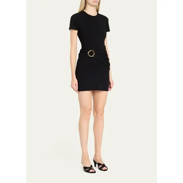 Simkhai Leni Ruched Mini Dress