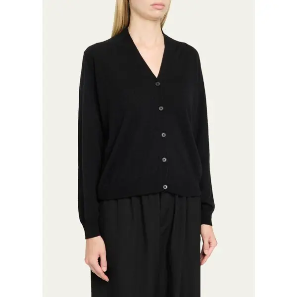 THE ROW Otie Cashmere V-neck Cardigan
