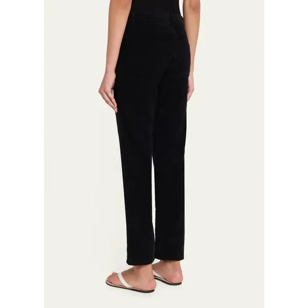 THE ROW Fima Corduroy Slim-leg Ankle Pants