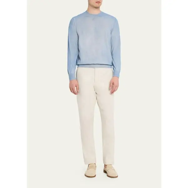 Fioroni Duvet Cashmere Crewneck Sweater