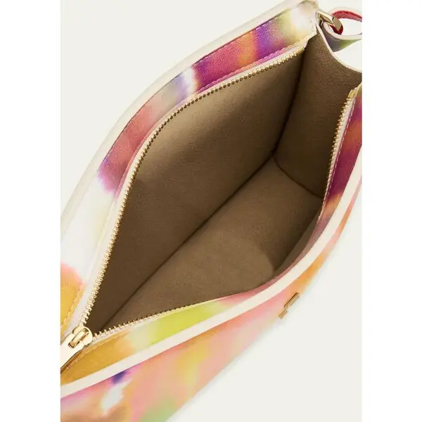 CHRISTIAN LOUBOUTIN Bettina Small Pouch Bag In Tie-dye Leather