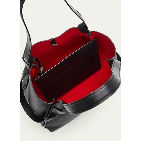 CHRISTIAN LOUBOUTIN Bettina Small Leather Tote Bag - Black