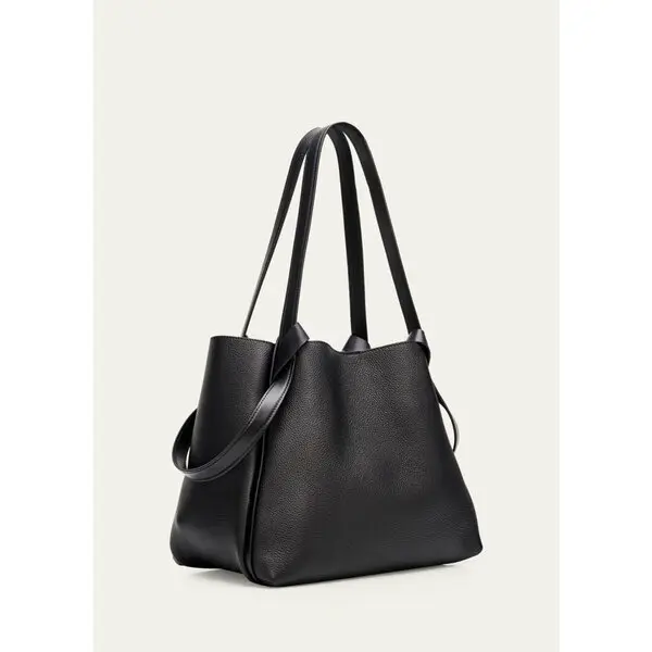 CHRISTIAN LOUBOUTIN Bettina Small Leather Tote Bag - Black