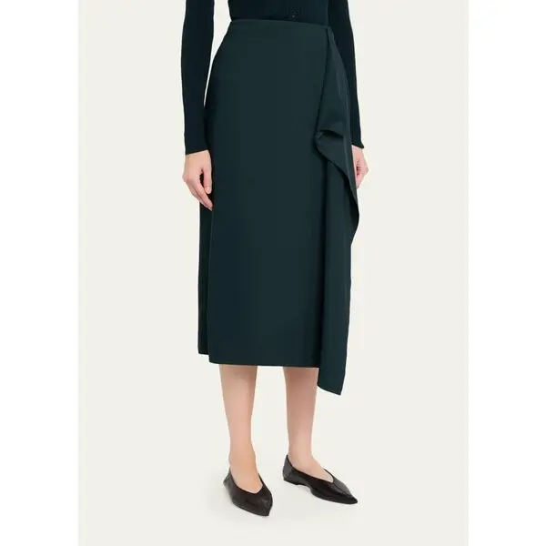 A.L.C. Seraphina Midi Skirt - Forest