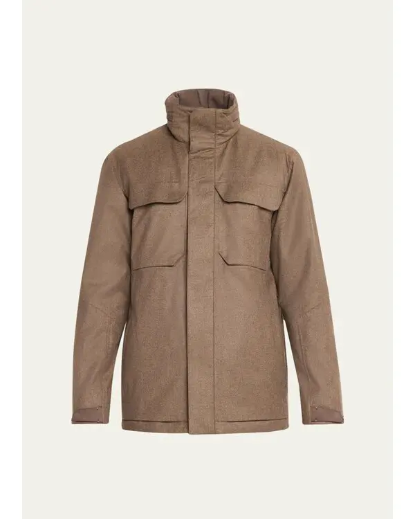 Sease Wool-cashmere Field Jacket