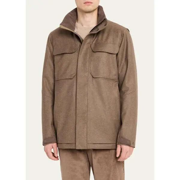 Sease Wool-cashmere Field Jacket