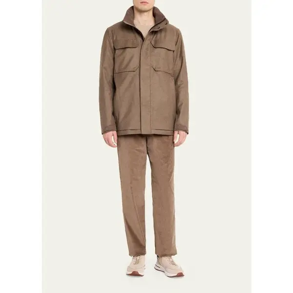 Sease Wool-cashmere Field Jacket
