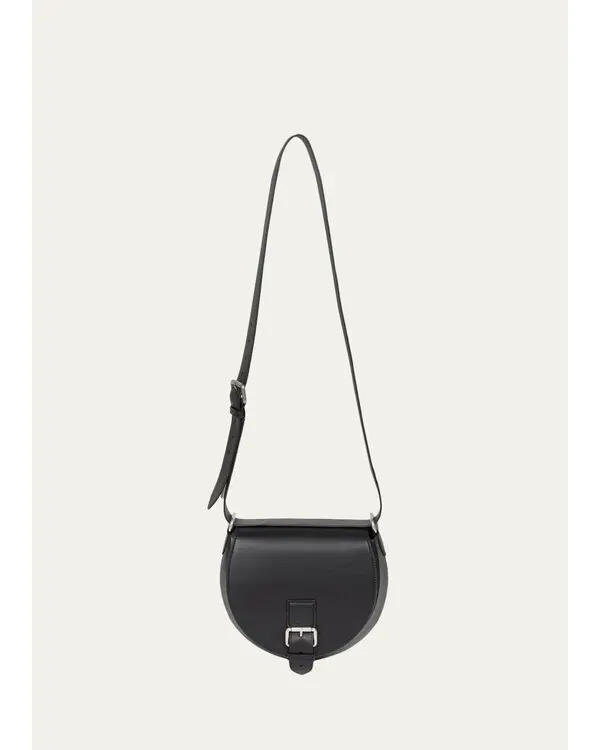 Dries Van Noten Leather Buckle Shoulder Bag
