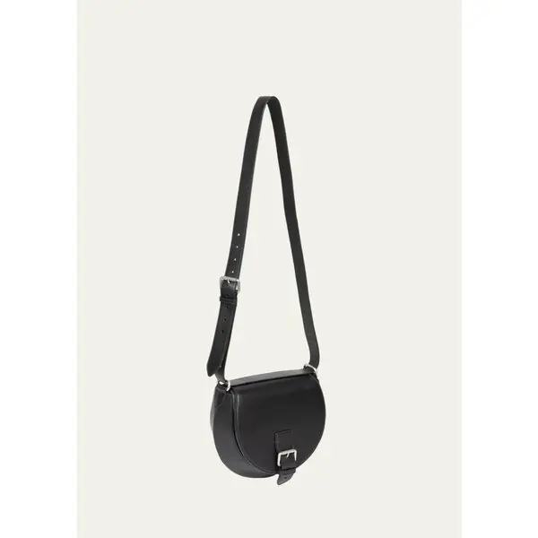 Dries Van Noten Leather Buckle Shoulder Bag