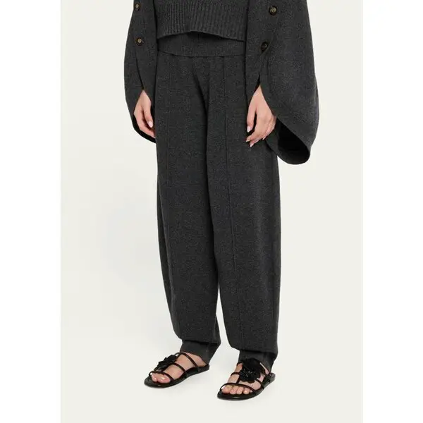 Zimmermann Valiant Knit Barrel-leg Pants