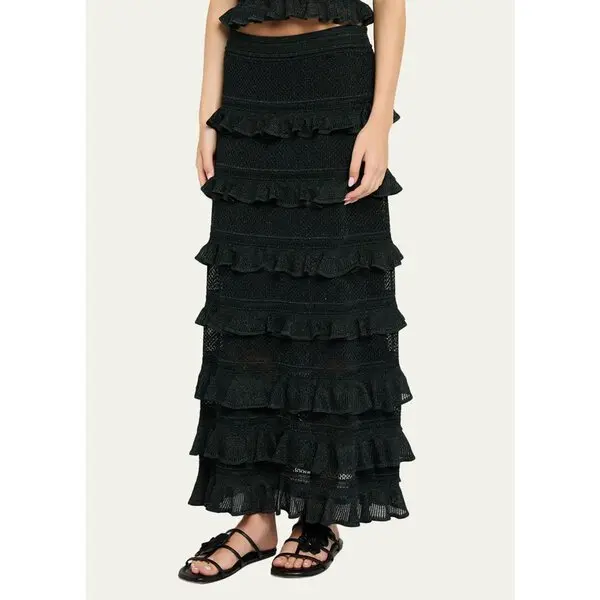 Zimmermann Valiant Frill Midi Skirt