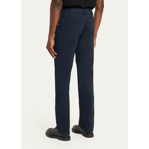 Kiton Cotton And Cashmere Stretch Slim Five-pocket Pants