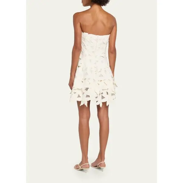 Simkhai Miri Floral Embroidered Mini Dress
