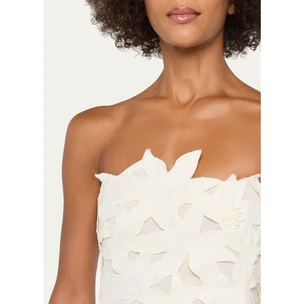 Simkhai Miri Floral Embroidered Mini Dress
