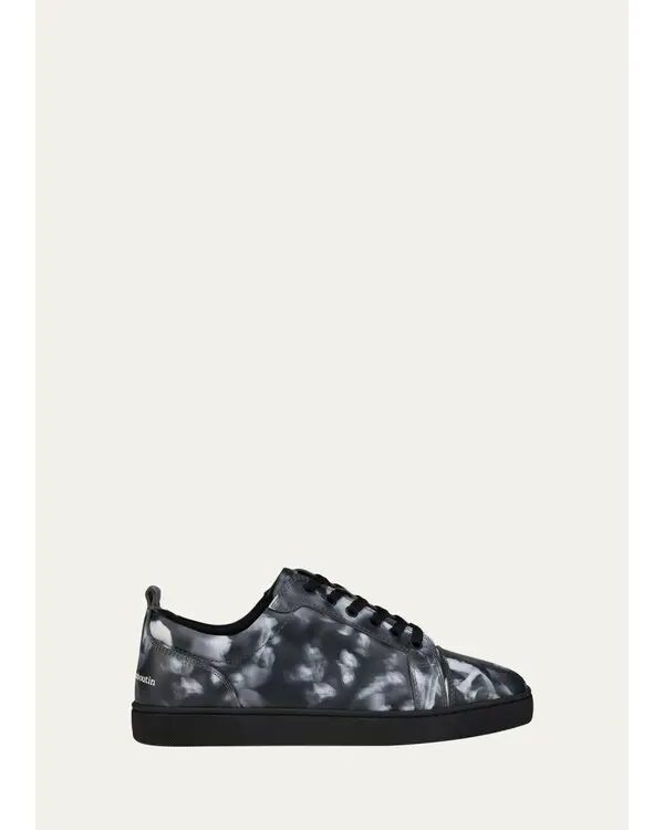 CHRISTIAN LOUBOUTIN Louis Jr Canopee Leather Low-top Sneakers
