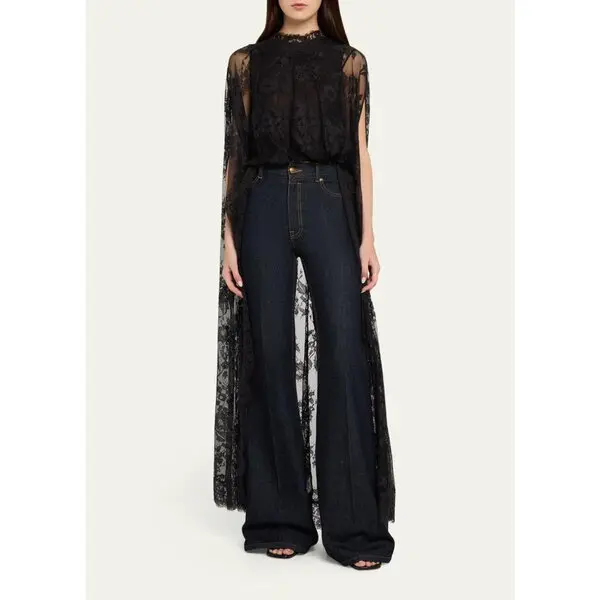 Zimmermann Valiant Lace Cape Top