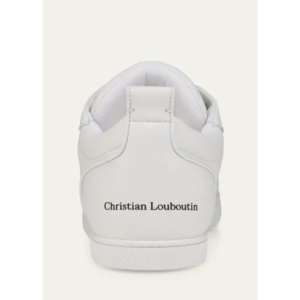 CHRISTIAN LOUBOUTIN Sk Vi Flat Calf Leather Low-top Sneakers - White