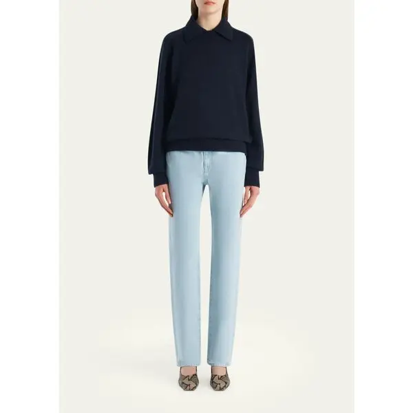 Khaite Farley Straight-leg Jeans