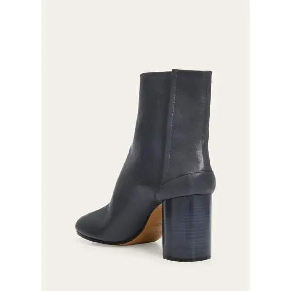 MAISON MARGIELA 80mm Tabi Leather Ankle Boots