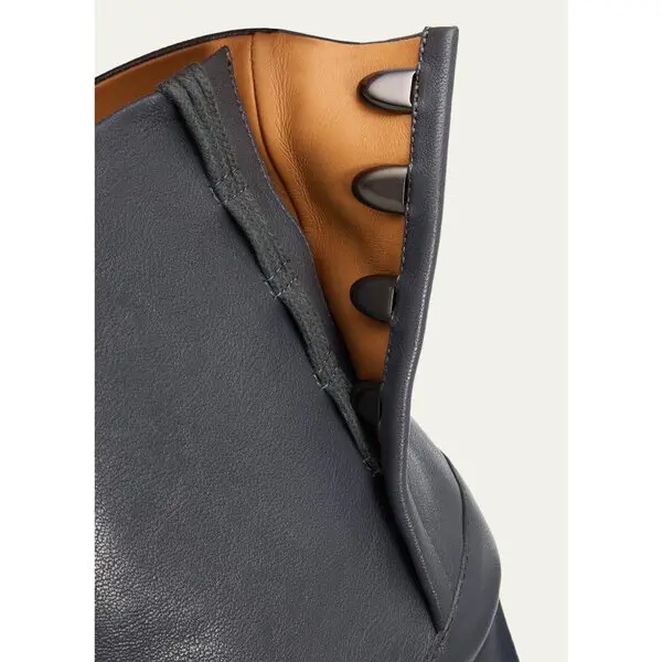 MAISON MARGIELA 80mm Tabi Leather Ankle Boots