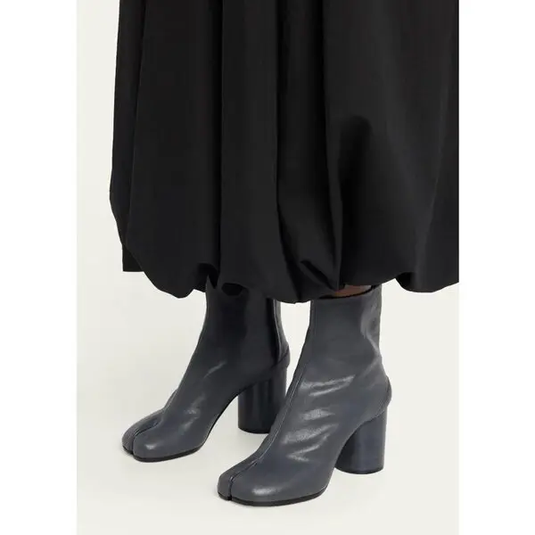 MAISON MARGIELA 80mm Tabi Leather Ankle Boots