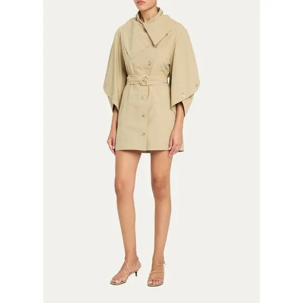 Zimmermann Valiant Utility Cotton Belted Mini Dress