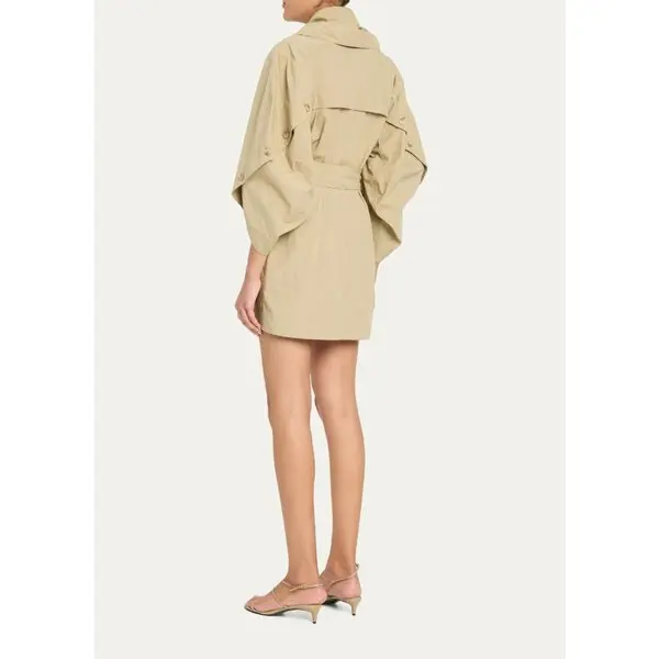 Zimmermann Valiant Utility Cotton Belted Mini Dress