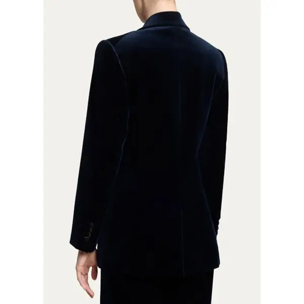Victoria Beckham Single-breasted Velvet Tuxedo Jacket