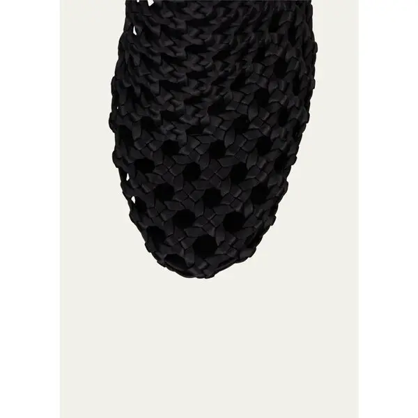 CHRISTIAN LOUBOUTIN 85mm Jane Woven Silk Booties